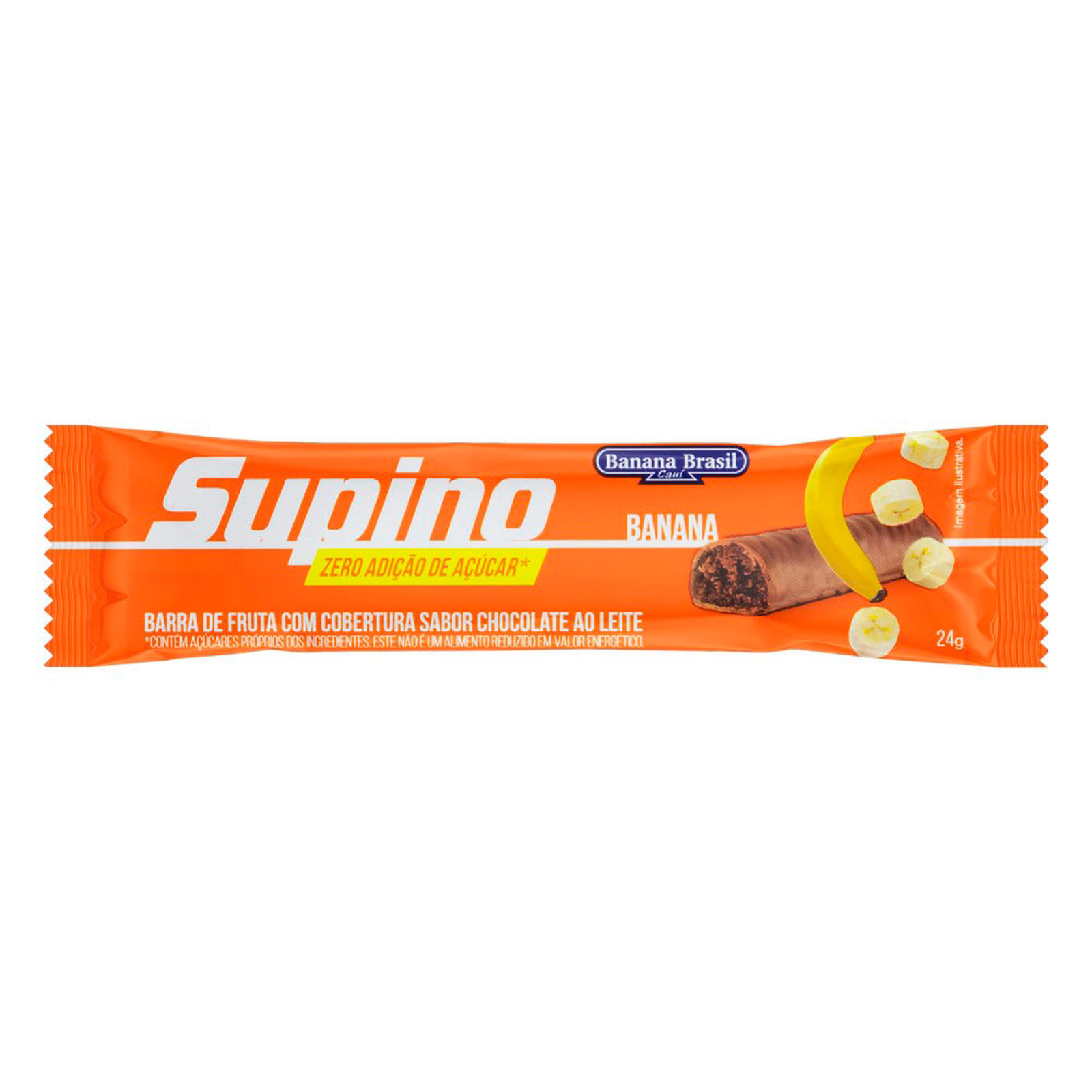 Barra de Fruta Supino Zero Banana e Chocolate Ao Leite 28g | Koch ...
