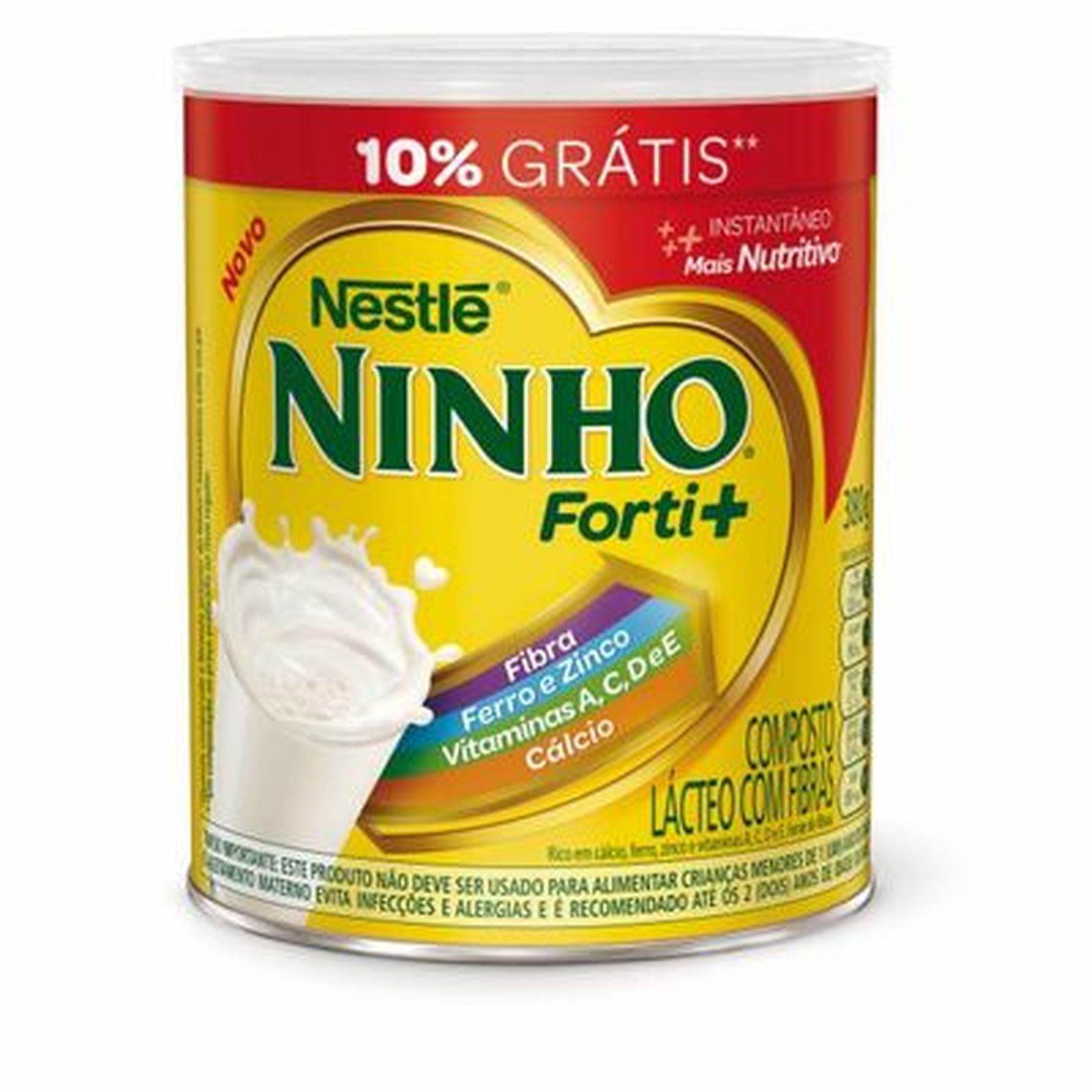 Composto Lácteo Ninho Instantâneo 10 Grátis 380g | Super Koch