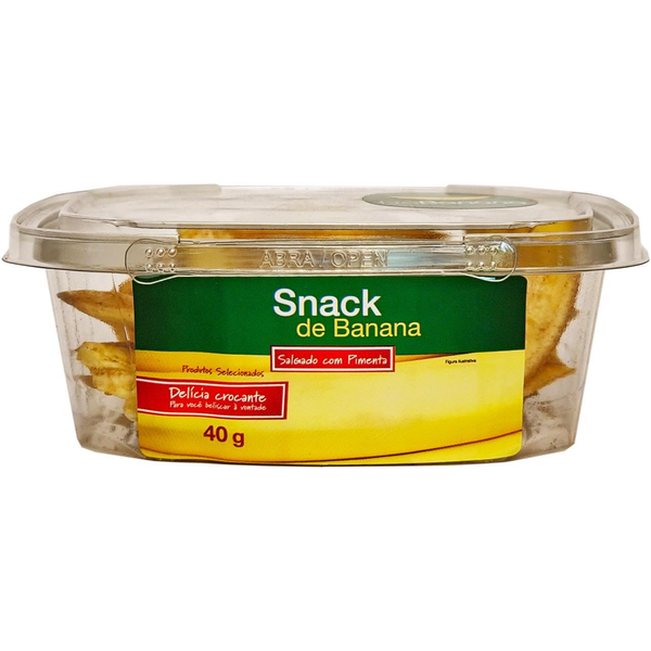 Snack de Banana Salgado Com Pimenta 40g | Koch Supermercado