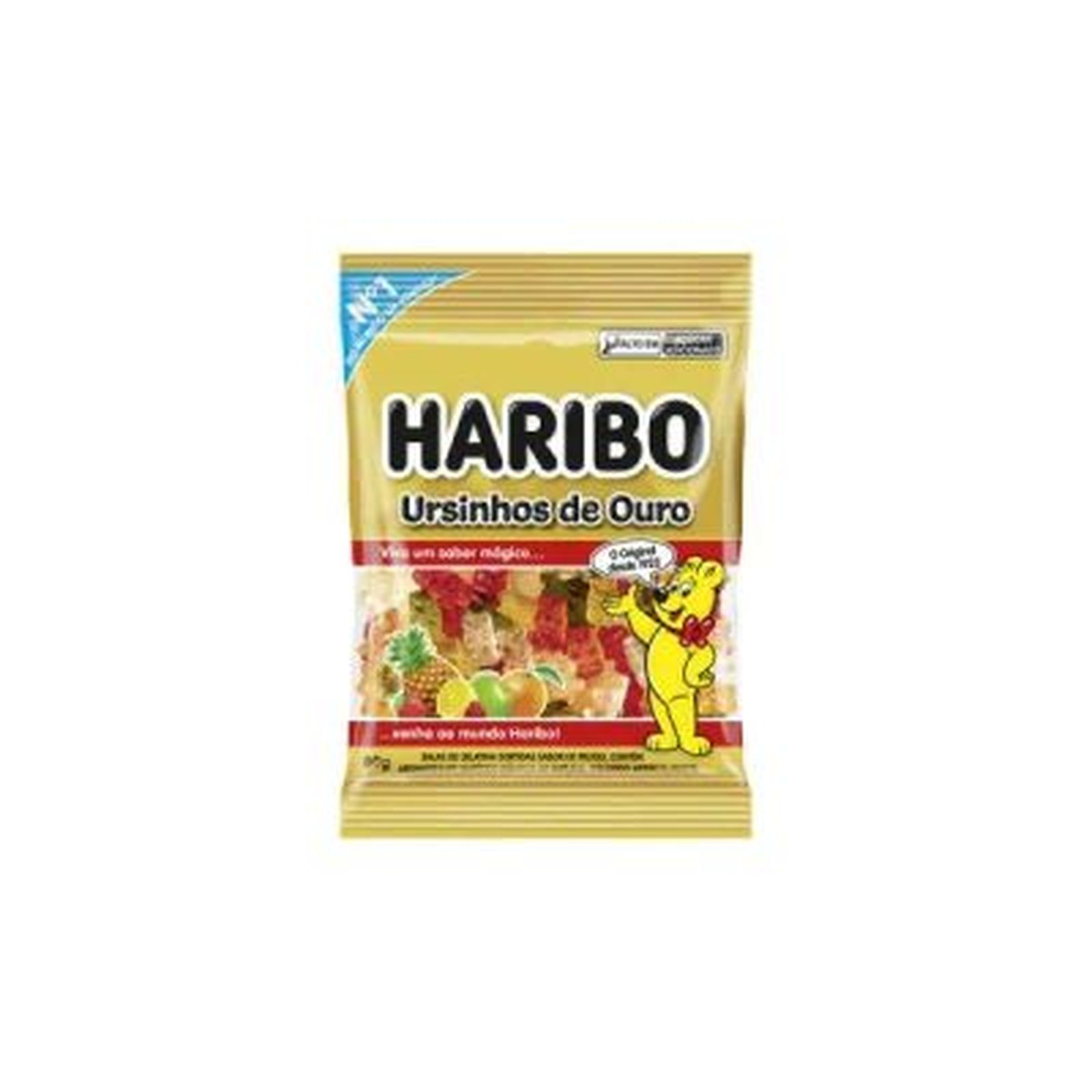 Bala Haribo Gelatina Ursinhos de Ouro Pacote 80g | Super Koch