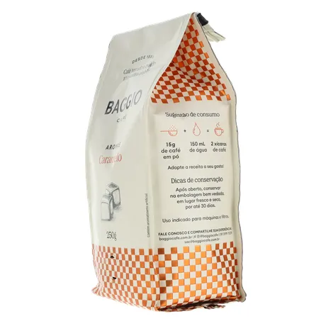 Café Baggio Aromas Caramelo Embalagem 250g | Super Koch