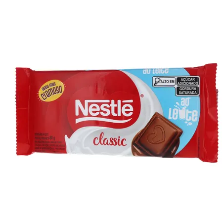 Andorinha Hiper Center - Chocolate Barra Nestle Classic Ao Leite 80g