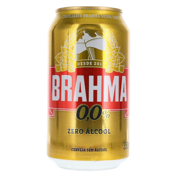 Cerveja Brahma Zero Álcool Lata 350ml | Super Koch