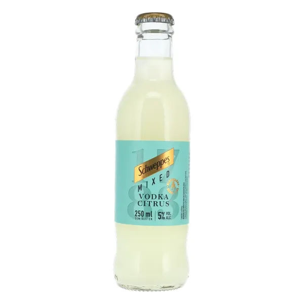 Bebida Mista Alcoólica Vodka Citrus Schweppes Mixed 250ml | Koch ...