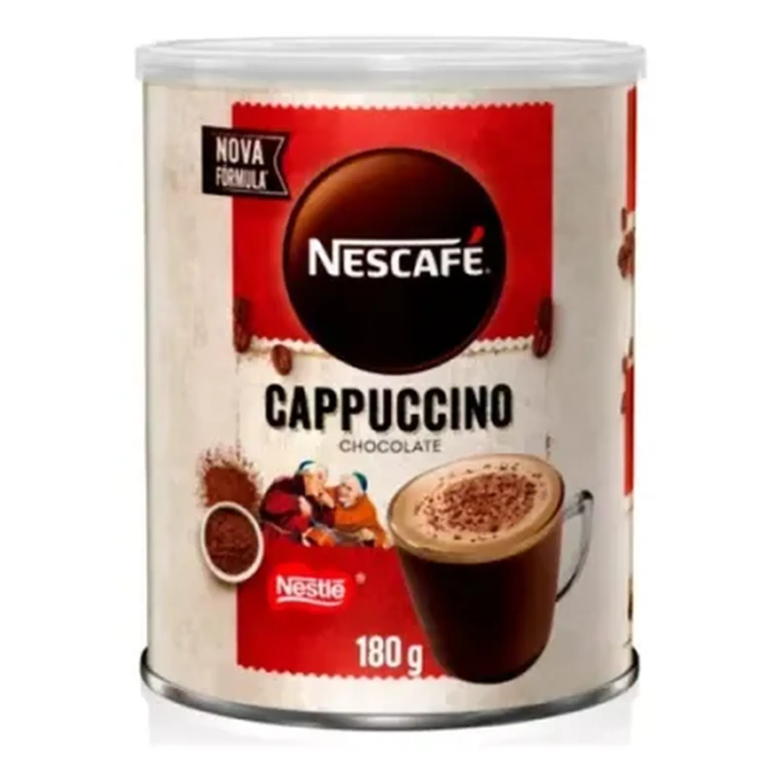 Hiperbom Supermercados - Nescafé Nestle Cappuccino Chocolate 180g Lt