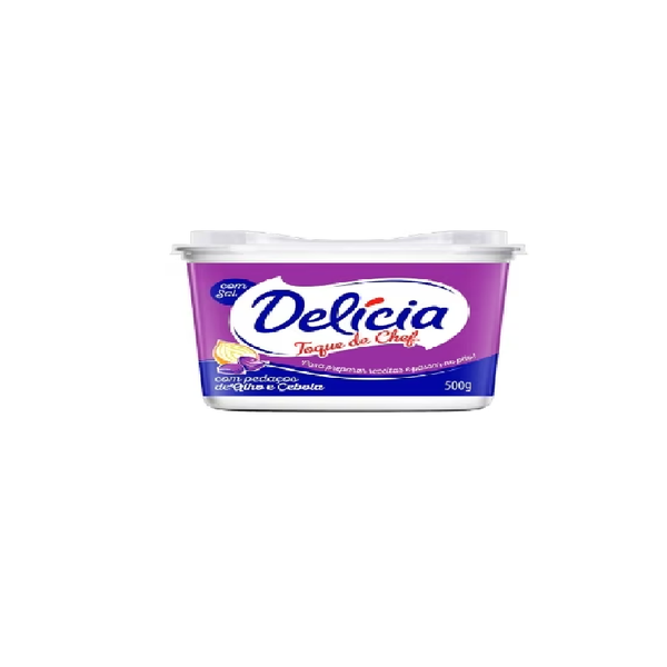 Margarina Delícia Toque de Chef Alho e Cebola 500g | Supermercado ...
