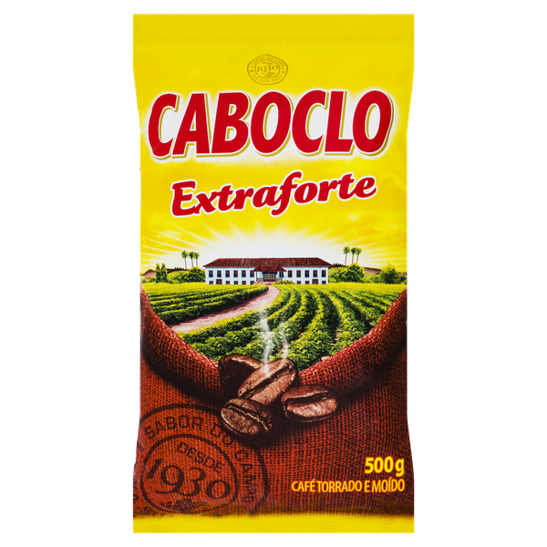 Café Caboclo Extra Forte Almofada 500g | Supermercados Tozetto