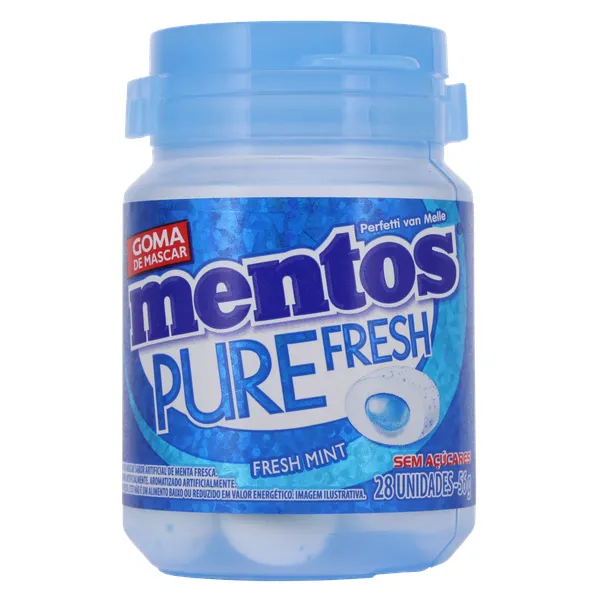 Goma de Mascar Mentos Pure Fresh Mint 56g | Super Koch