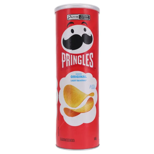 Batata Pringles Original Light Em Sódio Tubo 149g | Super Koch