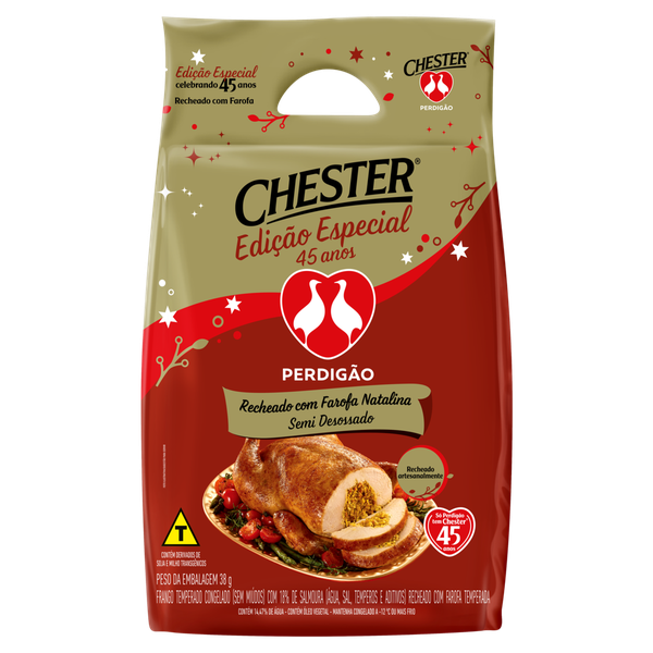 Frango Congelado Temperado Perdigão Chester Edição Especial 45 Anos Kg ...