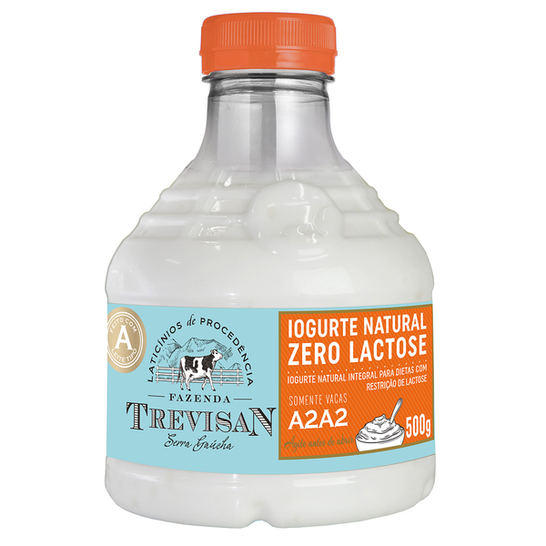 Iogurte Trevisan Zero Lac A2a2 Gf 500g Natural | Super Koch