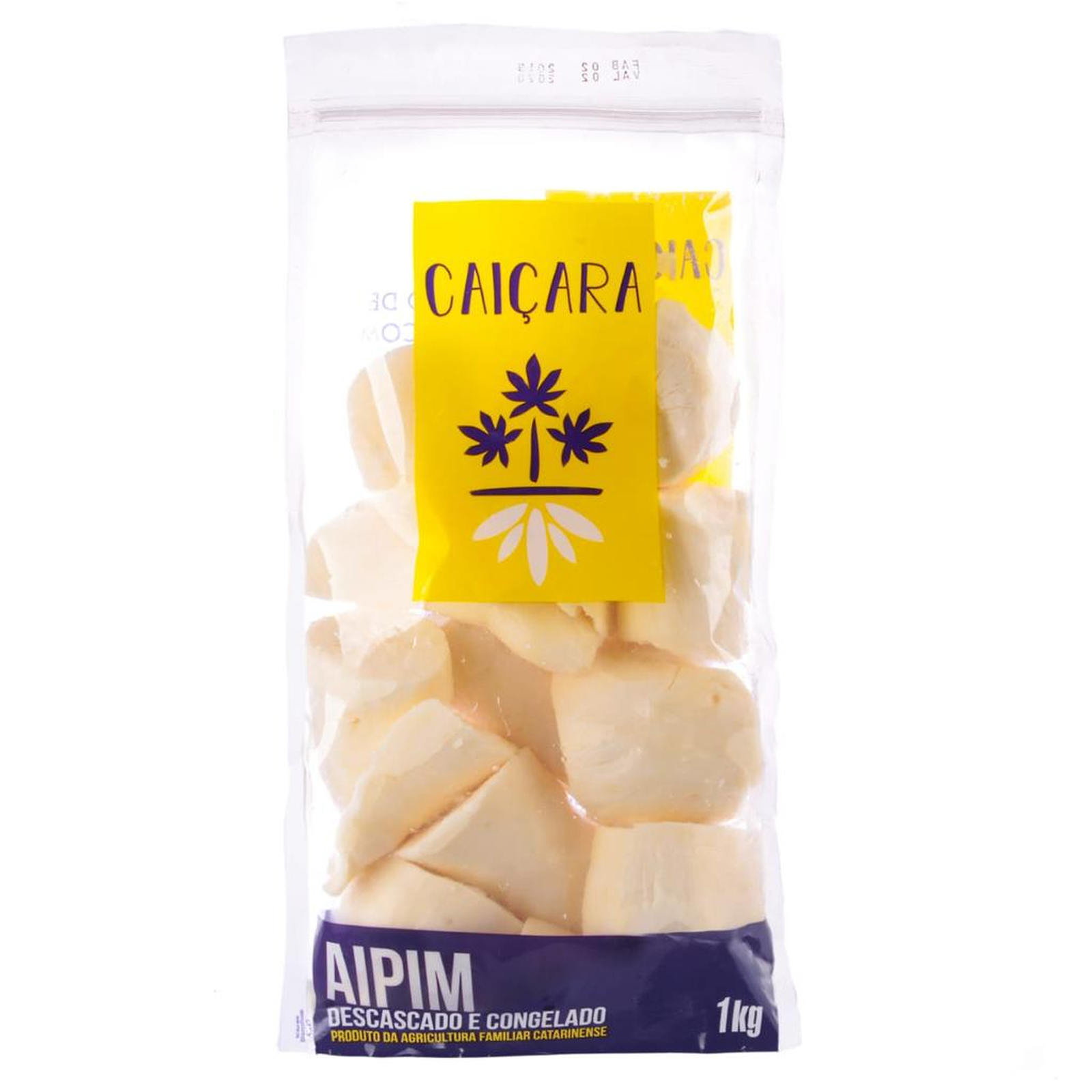 Aipim Descascado e Congelado Caiçara 1kg | Super Koch