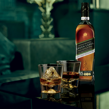 Vila das frutas - Whisky Escocês Blended Green Label Johnnie Walker ...