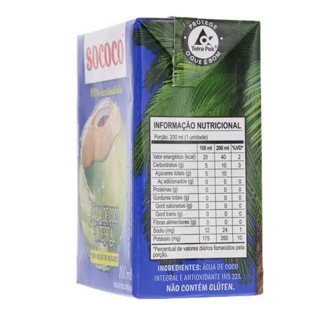Vila das frutas - Água de Coco Integral Sem Adição de Açúcar Sococo ...