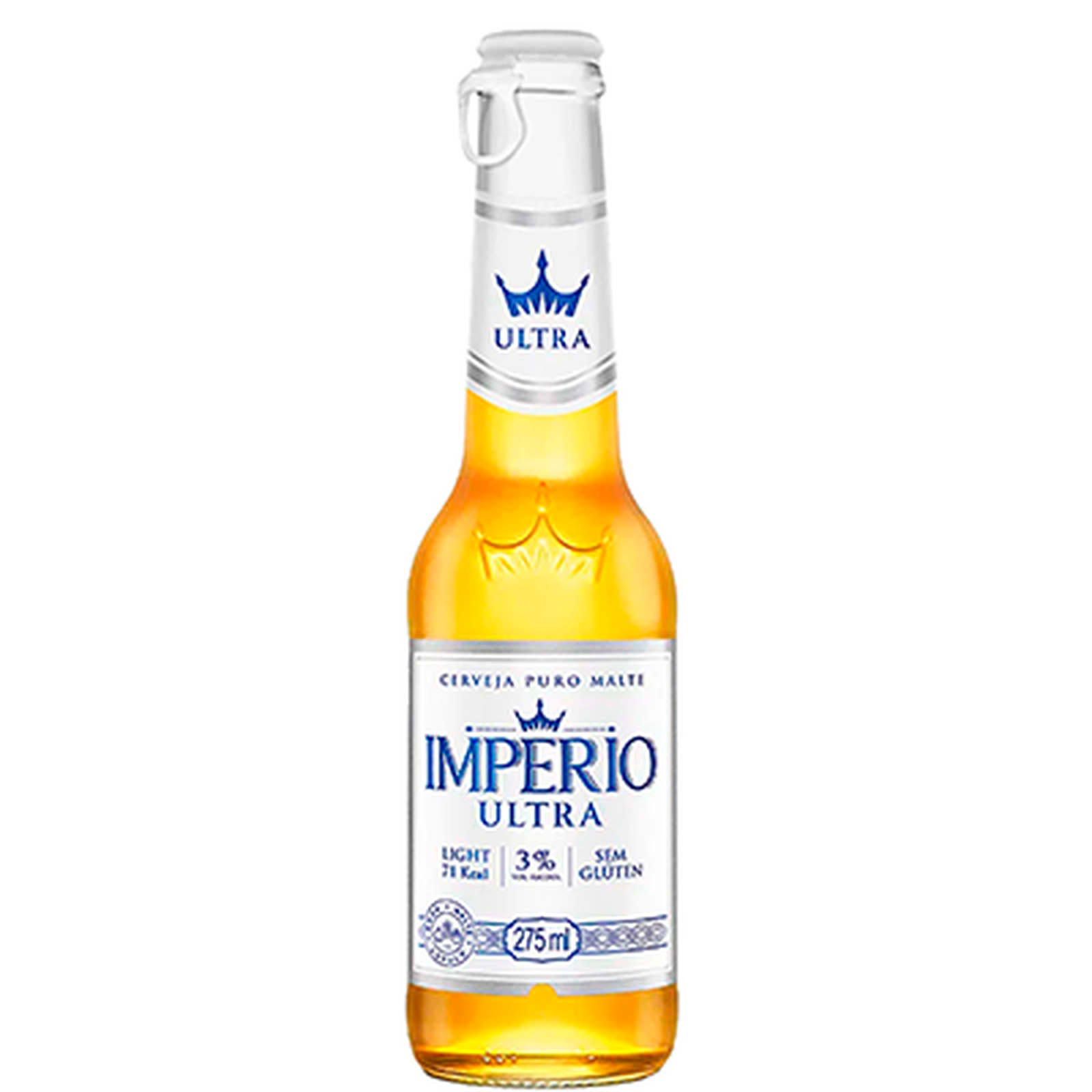 Cerveja Império Ultra 275ml Sem Glúten (light 71 Kcal) | Supermercados ...