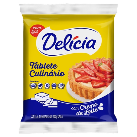 Margarina Delicia Tablete Culinario Pote Com 400g | Koch Supermercado
