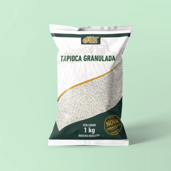 Pop House - Tapioca Granulada 1 Kg Sabor Verde