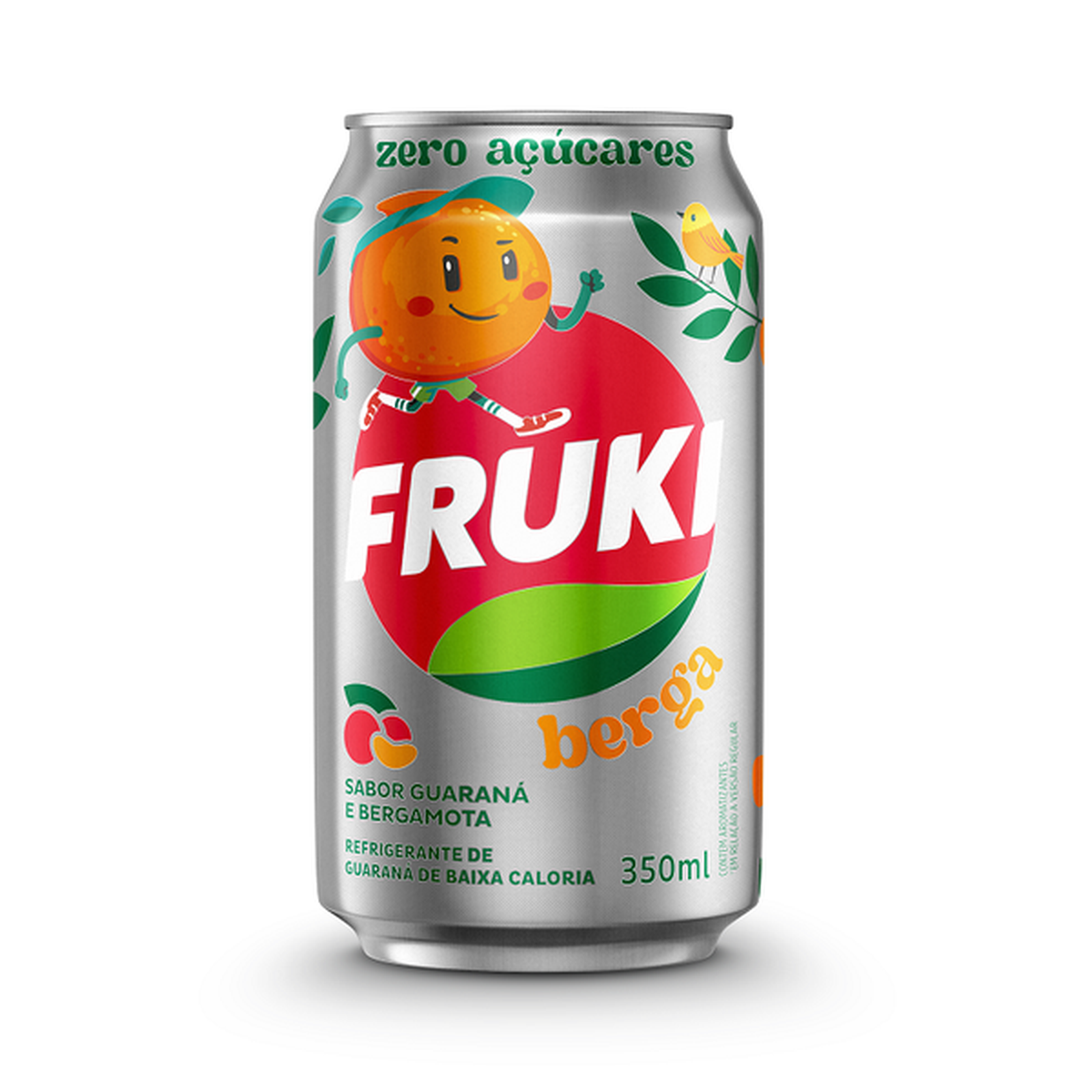 Bebida Fruki Guaraná e Bergamoa Zero Açúcar Lata 350ml | Supermercado ...