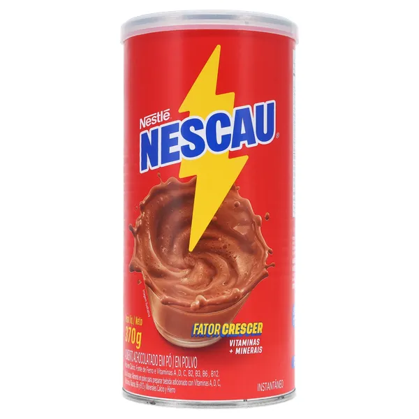 Achocolatado Em Pó Nescau Lata 370g | Koch Supermercado