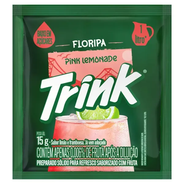 Refresco Trink Floripa Pink Limonade 15g | Beltrame Supermercados