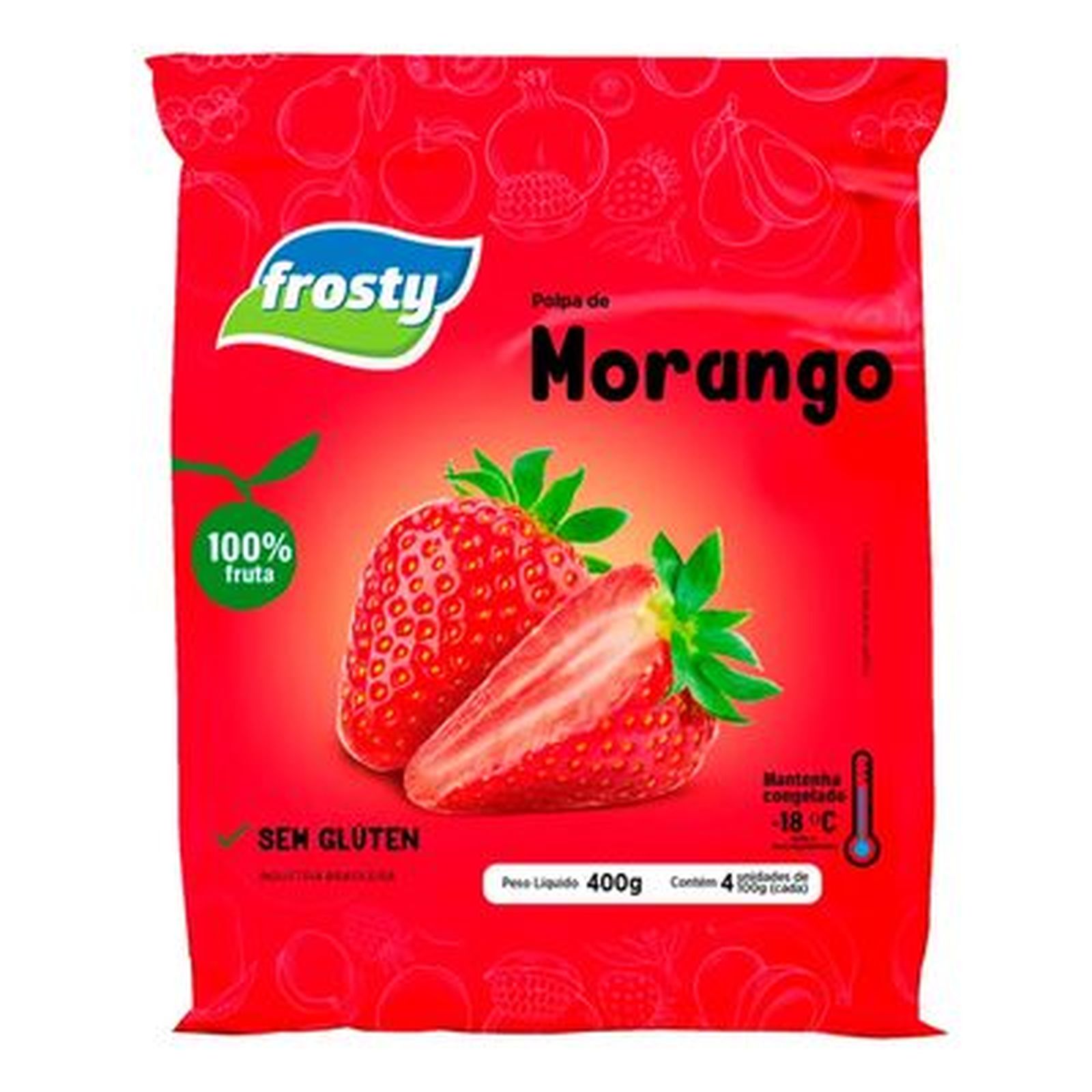 Hiperbom Supermercados - Morango Imp Frosty Foods 400g Cong