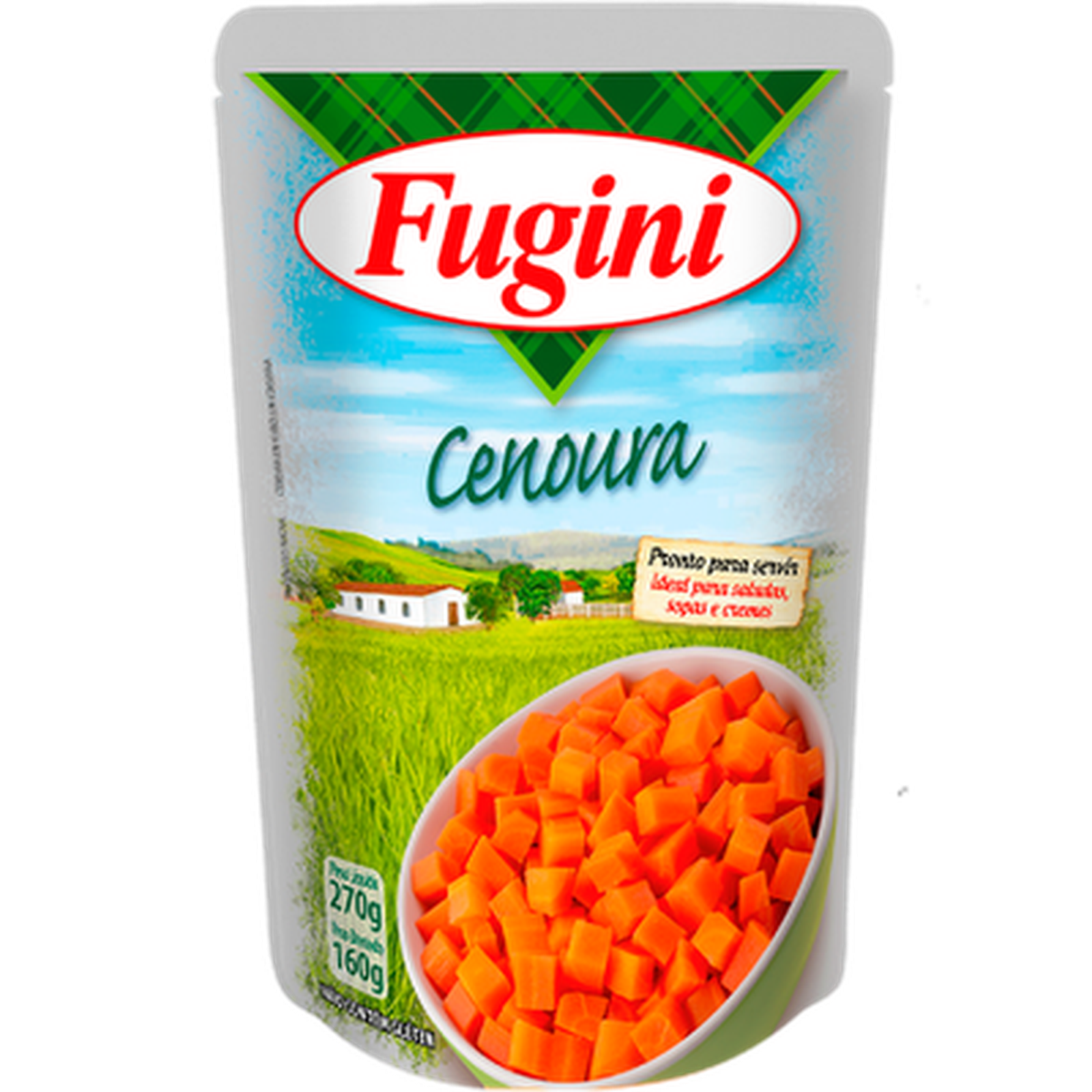Prado Supermercados LTDA - Cenoura Fugini 160g Sache