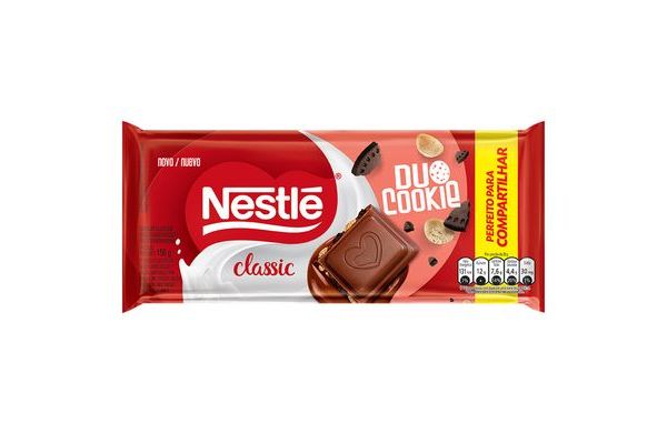 Supermercado Tio Fiori - Chocolate Barra Nestle Classic 150g Duo Cookie