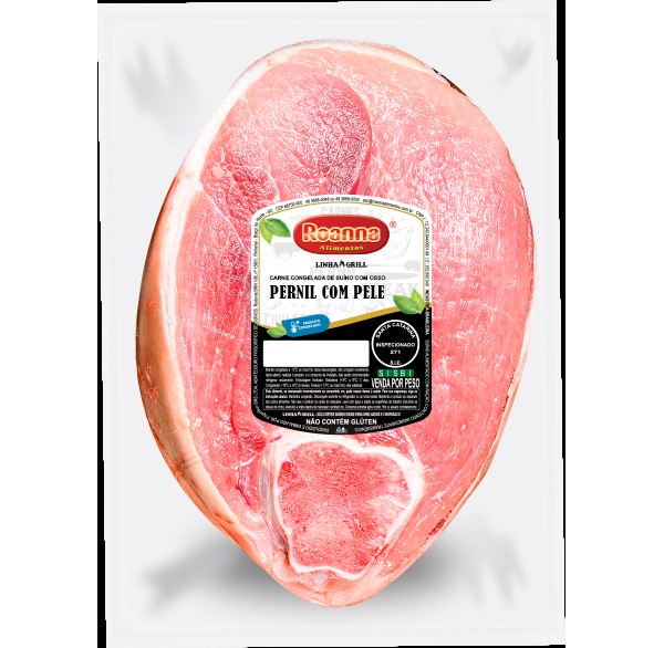 Pernil Suína Com Pele Roanna Congelado Kg | Koch Supermercado