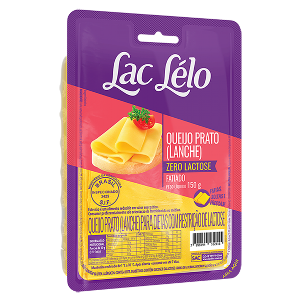 Hiperbom Supermercados - Queijo Prato Lac Lelo Zero Lact 150g
