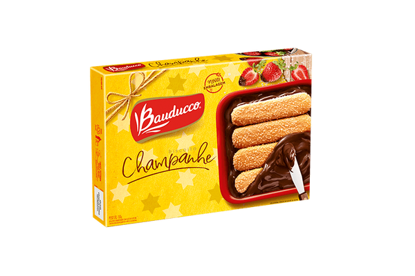 Biscoito Doce Bauducco Champanhe Acucar Cristal 150g | Colatusso ...