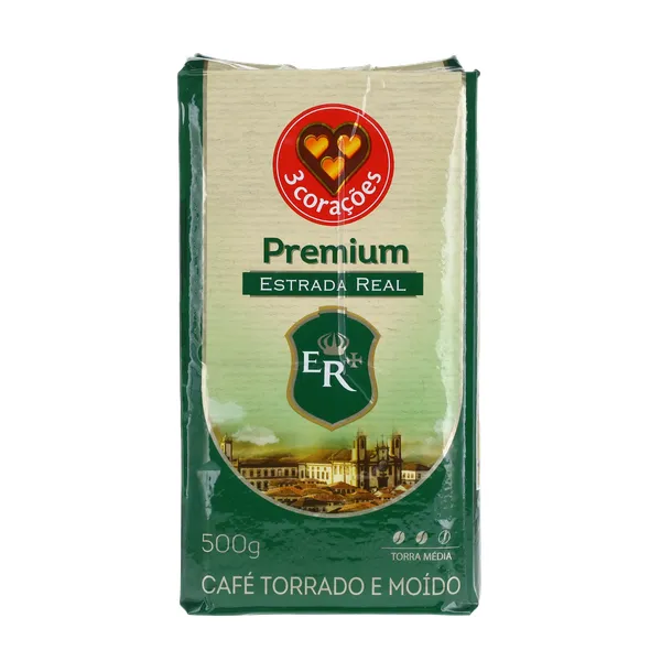 Café 3 Corações Premium Estrada Real Vácuo 500g | Super Koch