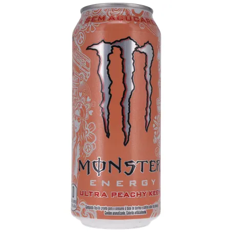 Energético Monster Ultra Peachy Keen Pêssego Zero Açúcar 473ml | Super Koch
