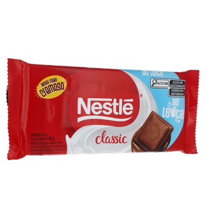 Andorinha Hiper Center - Chocolate Barra Nestle Classic Ao Leite 80g