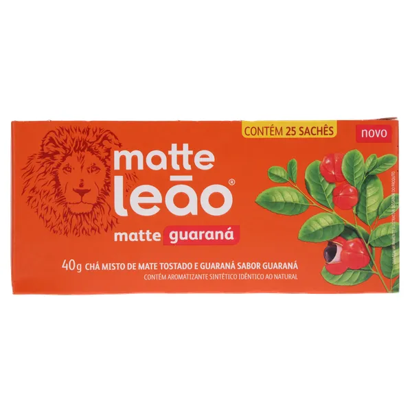 Chá Matte Leão Guaraná 40g | Koch Supermercado