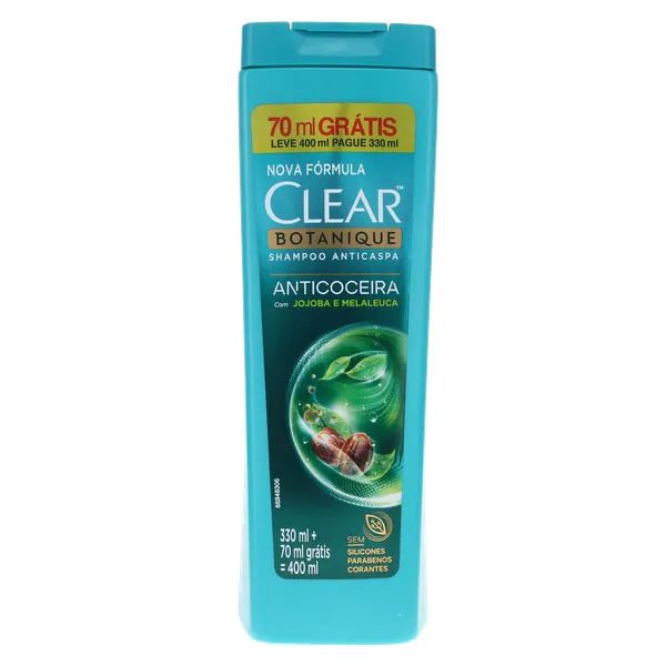 Shampoo Clear Botanique Anticoceira Frasco Leve400 e Pague330ml | Koch ...