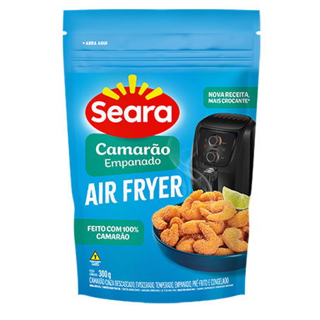 Camarão Seara Air Fryer Descascado Eviscerado Temperado Empanado Pré ...