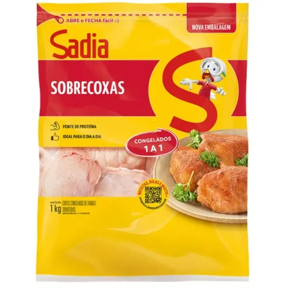 Hiperbom Supermercados - Sobrecoxa de Frango Sadia Iqf Pct 1kg