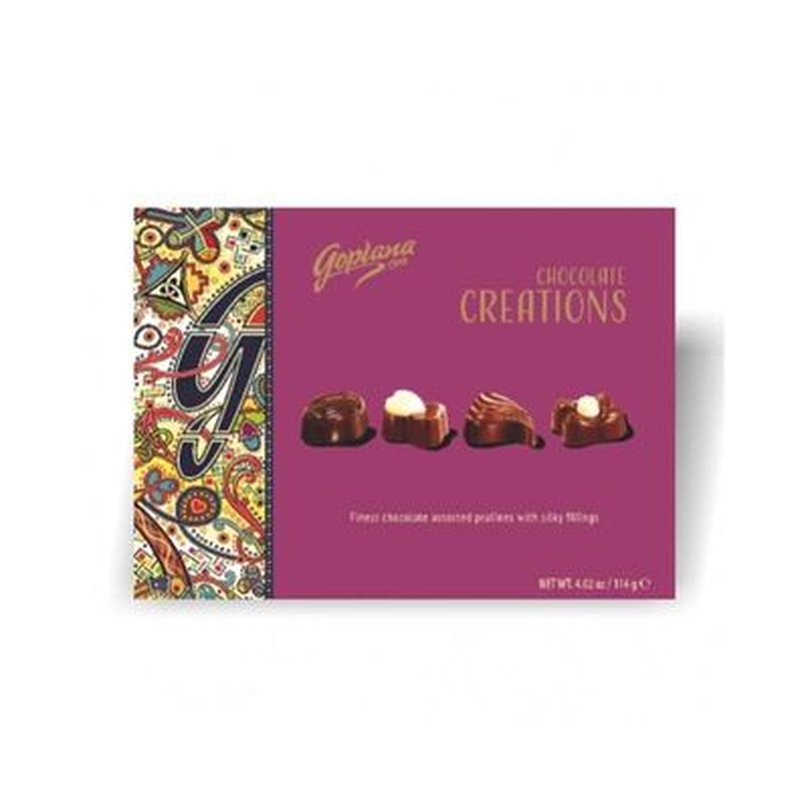Caixa de Bombom Goplana Chocolate Sortido Creations 114g | Machadão ...