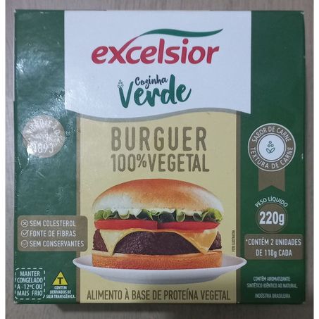 Supermercado Guanabara S.A. - Hamburguer Excelsior Vegetal 220g