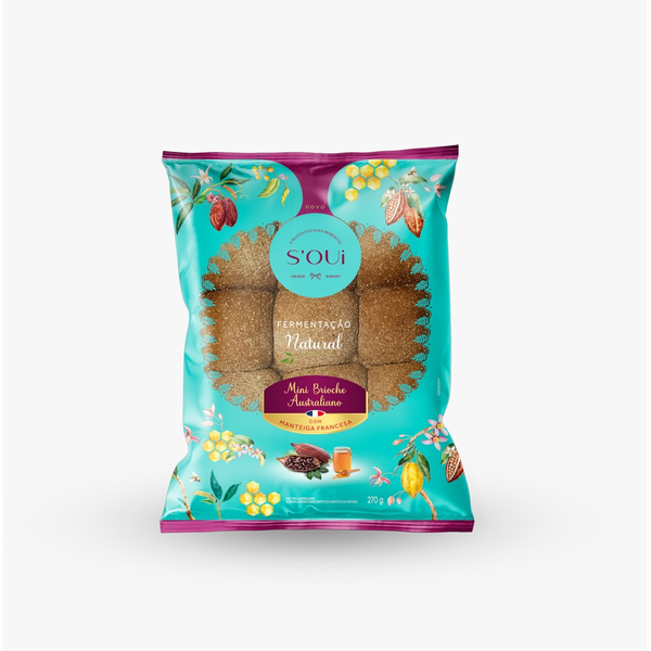 Pão Mini Brioche Australiano Soui 270g | Koch Supermercado