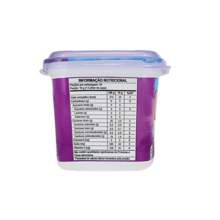 Margarina Qualy Light e Zero Lactose Com Sal Pote 500g | Super Koch