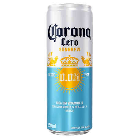 Cerveja Corona Zero Álcool Sunbrew 350ml | Koch Supermercado