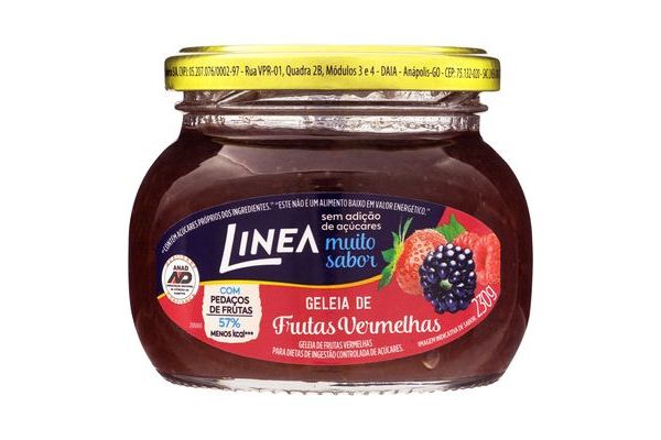 Geléia Linea Sem Açúcar Frutas Vermelhas 230g | Super Koch