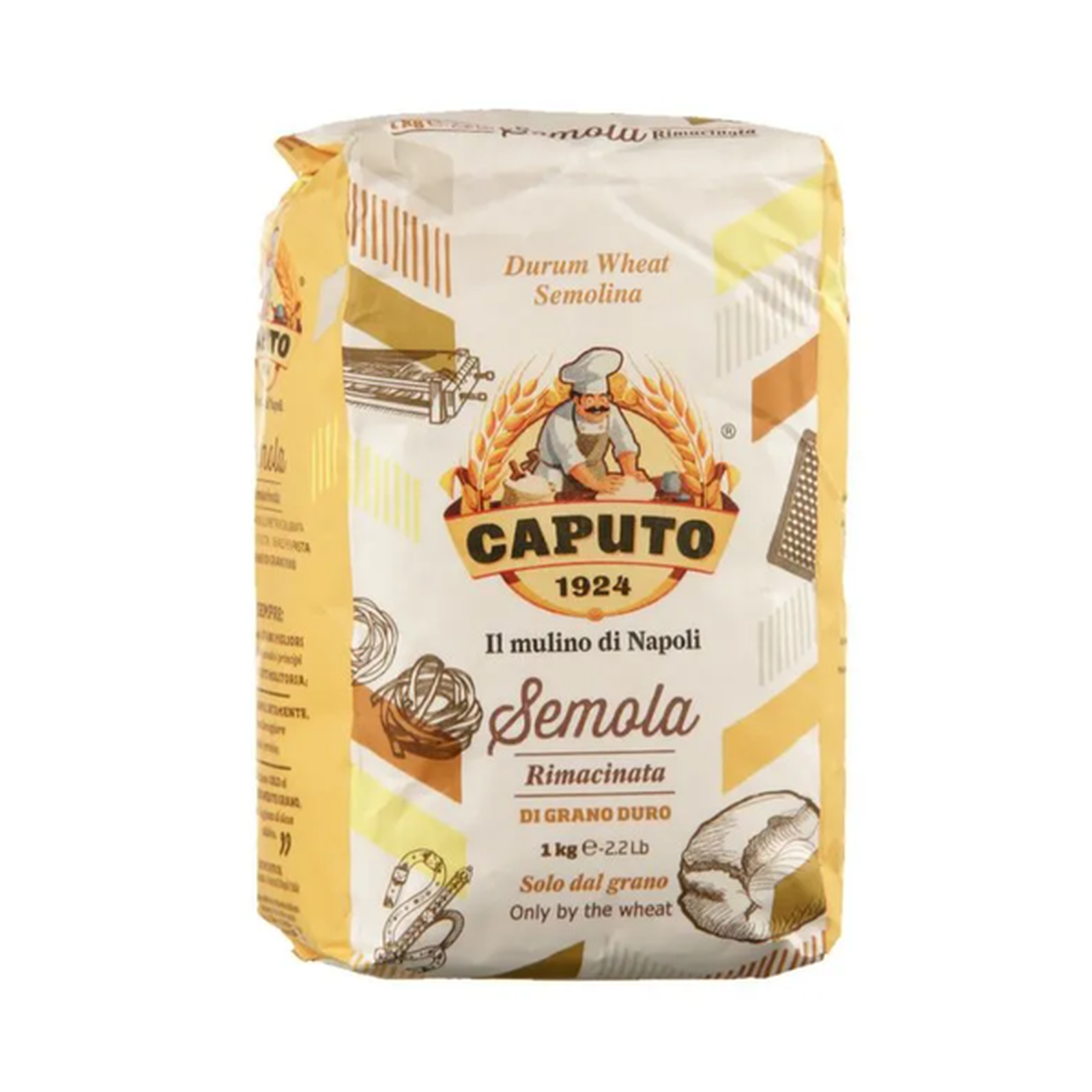 Farinha de Trigo Semola Caputo 1kg | Vila das frutas