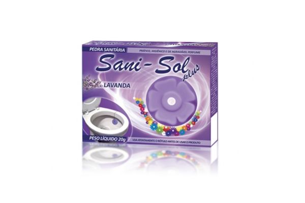 Pedra Sanitária Sani Sol Lavanda 20g | Super Koch