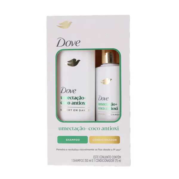 Kit Shampoo Dove 350ml+cond175ml Umectacao+coco | Miller Supermercados