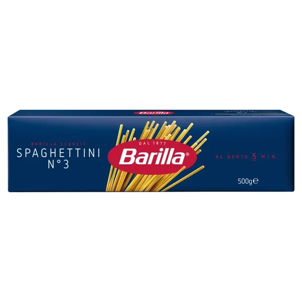 Naturvida Mercado Saudável - Massa Spaghettini N3 Barilla 500g