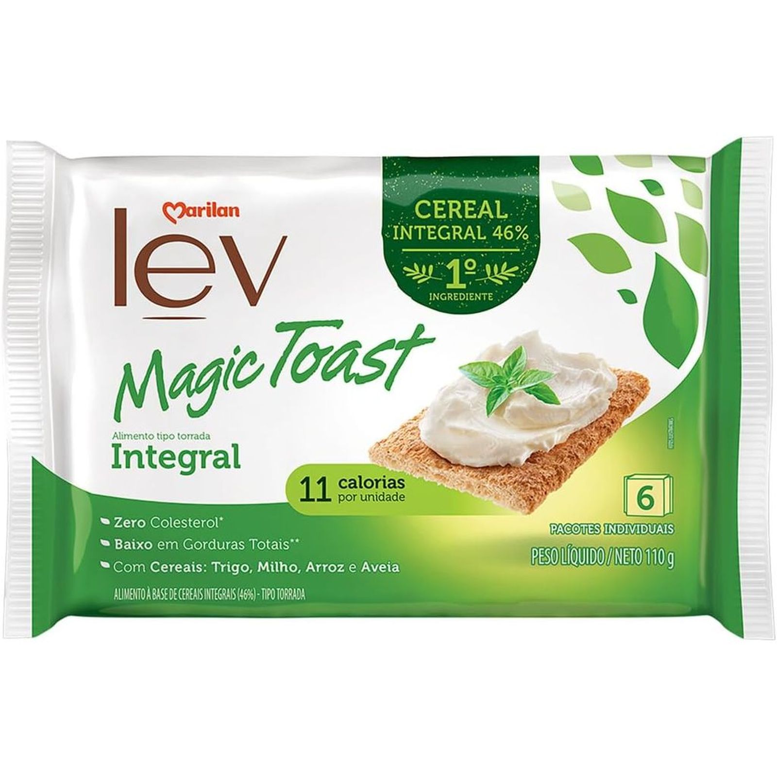 Naturvida Mercado Saudável - Magic Toast Integral 110g